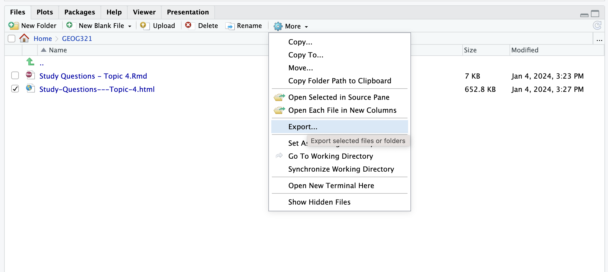 RStudio Server – Climatic Environments